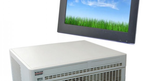 Sistem POS PC Nixdorf + Monitor IBM 4820 15 inch Touchscreen, Intel ...